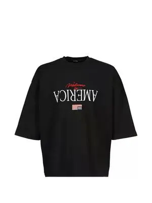 WILLY CHAVARRIA Embroidered Buffalo T-shirt - Black