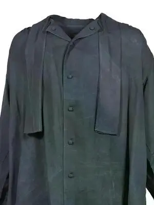 Yohji Yamamoto Washer-finish Gathered Shirt
