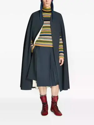 Dries Van Noten Wool Cape