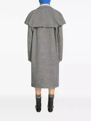 Dries Van Noten Wool Tweed Cape