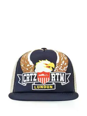 CORTEIZ Dipset Eagle-patch Trucker Cap - Blue