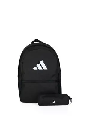 Adidas Logo-print Backpack With Pencil Case
