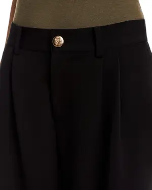 T Tahari Pleated Wide Leg Pants
