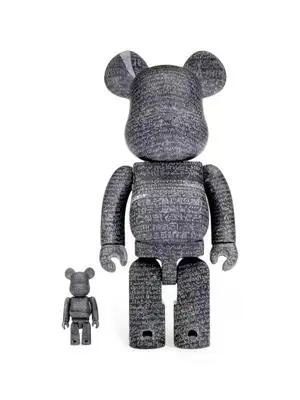 BE@RBRICK The Rosetta Stone 100% & 400% Figure - Black