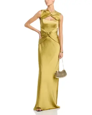 Amsale Cutout Gown
