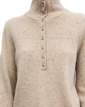 Gerard Darel Ryana Wool Mock Neck Sweater