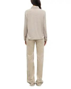 Gerard Darel Barba Straight Shirt - Beige