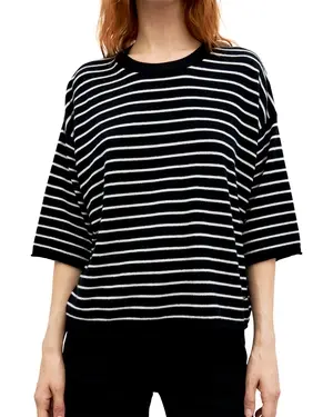 Gerard Darel Raya Wool Elbow Sleeve Tee