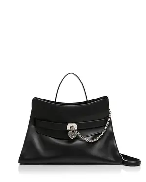 Alexander McQueen Leather Shoulder Bag - Black