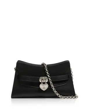Alexander McQueen Leather Shoulder Bag - Black