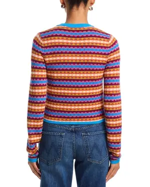 MOTHER The Lil Merino Wool Cardigan