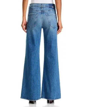 MOTHER The Tomcat Roller Sneak Wide Leg Jeans