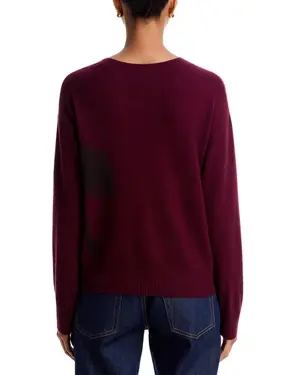 Aqua Cashmere Crewneck Sweater
