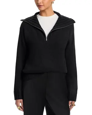 Aqua Zip Up Sweaters For Women
