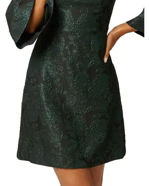 Adrianna Papell Metallic Jacquard Dress