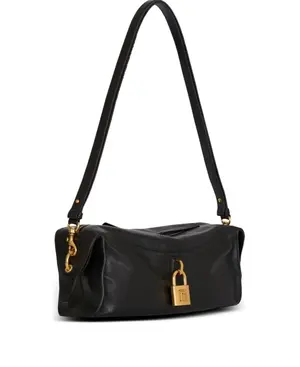 Balmain Pulse Shoulder Bag In Calfskin Leather