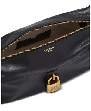 Balmain Pulse Shoulder Bag In Calfskin Leather