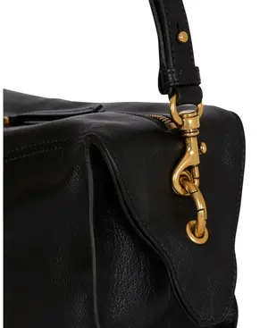 Balmain Pulse Shoulder Bag In Calfskin Leather