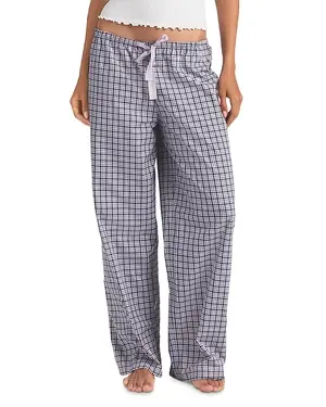 SKIMS Cotton Poplin Sleep Pants - Iris Mica