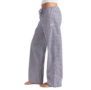 SKIMS Cotton Poplin Sleep Pants - Iris Mica