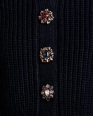 Cinq À Sept Rita Baroque Embellished Cardigan