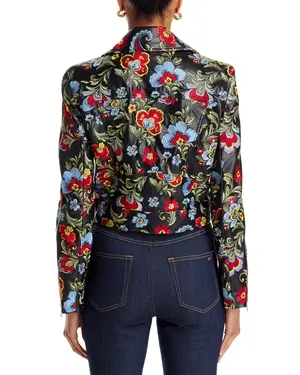 Cinq À Sept Genevive Floral Embroidered Jacket