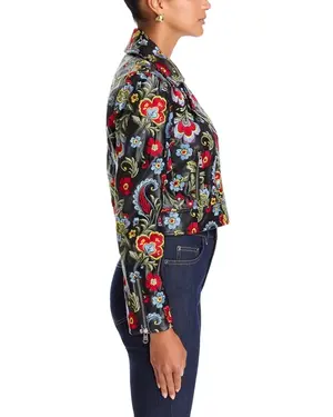 Cinq À Sept Genevive Floral Embroidered Jacket