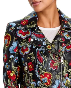 Cinq À Sept Genevive Floral Embroidered Jacket