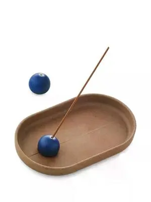 STUDIO THE BLUE BOY Hasamiyaki Sandstone Incense Holder - Neutrals