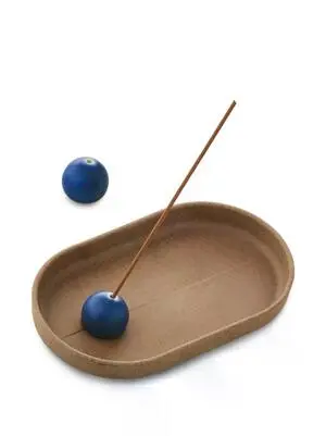 STUDIO THE BLUE BOY Hasamiyaki Sandstone Incense Holder - Neutrals
