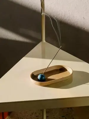 STUDIO THE BLUE BOY Hasamiyaki Sandstone Incense Holder