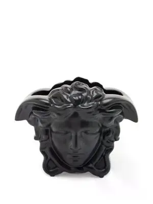 Versace X Rosenthal Medusa Grande Vase - Black