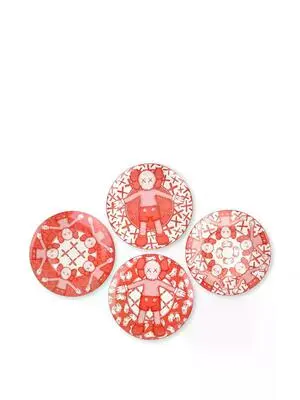 KAWS X Doha Fire Station Ceramic Plates