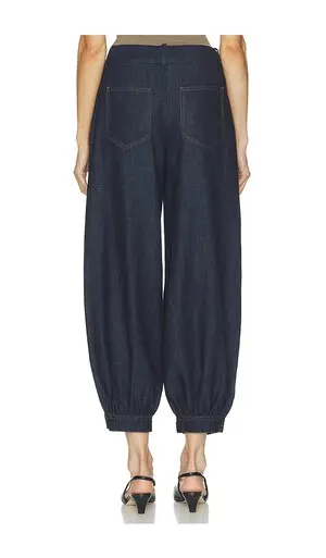 Sanctuary Balloon Denim Trouser In Blue