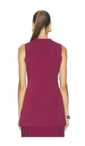 SIMONMILLER Dara Knit Top In Wine