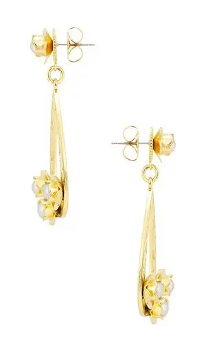 Brinker & Eliza Paisley Earrings In Metallic