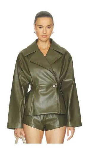 NAKEDVICE Clover Jacket In Army - Khaki