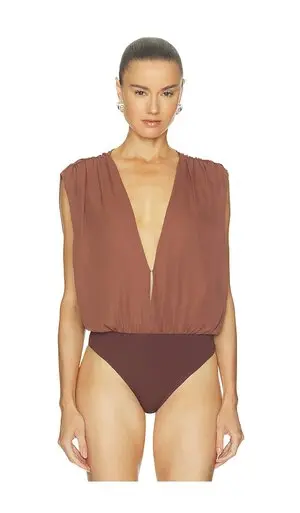 Superdown Kalley Deep V Bodysuit