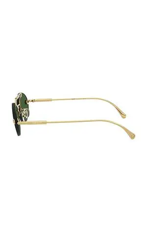 Versace Oval Sunglasses In Multi
