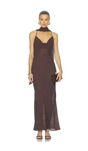 AFRM Cheryl Dress - Espresso