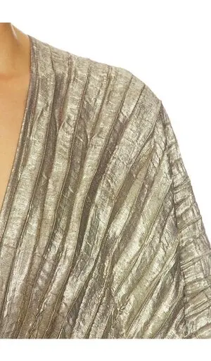 L'IDEE De Luxe Gown In Metallic Gold