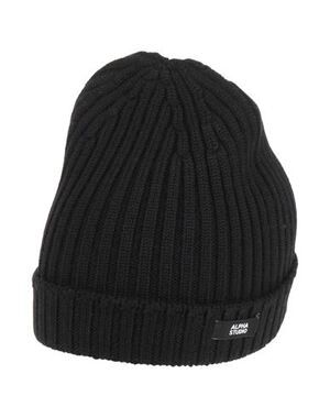 Alpha Studio ALPHA STUDIO Merino Wool Beanie Black