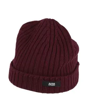 Alpha Studio Merino Wool Beanie - Purple