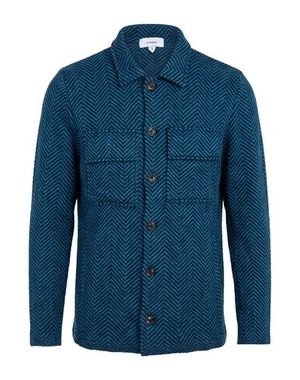 LARDINI Shirt Size Wool, Alpaca Wool, Polyamide - Blue