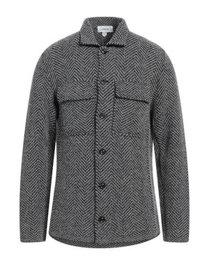 LARDINI Man Shirt Turquoise Size S Wool, Alpaca Wool, Polyamide Grey
