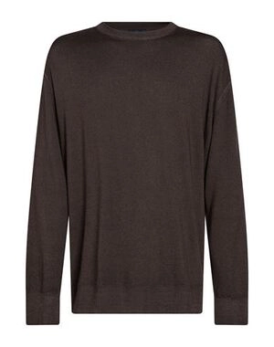 Paul & Shark Virgin Wool Dark Sweater - Brown
