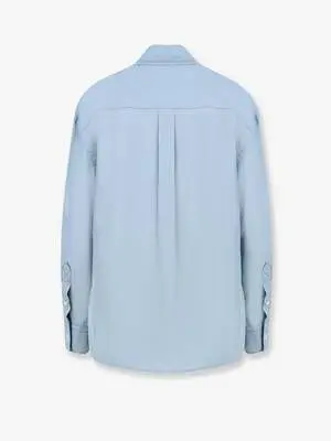 Bottega Veneta Parachute Viscose And Silk Blend Shirt