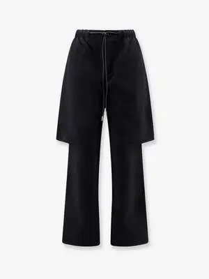 Sacai Cotton Layered Trompe L'oeil Trousers