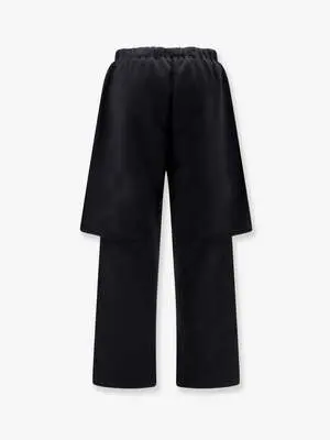 Sacai Cotton Layered Trompe L'oeil Trousers