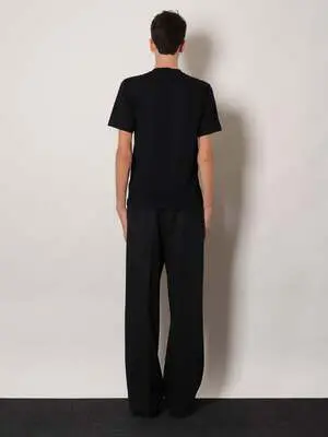 Burberry Seth Organic Cotton Blend Tshirt - Black